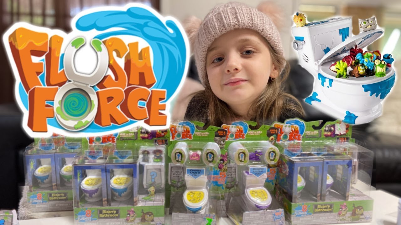 FLUSH FORCE SURPRISE MONSTERS Collectable opening FUN! - YouTube
