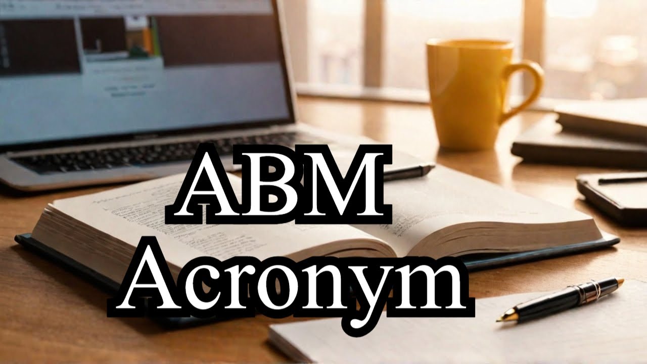 English Vocabulary: ABM( acronyn) - YouTube