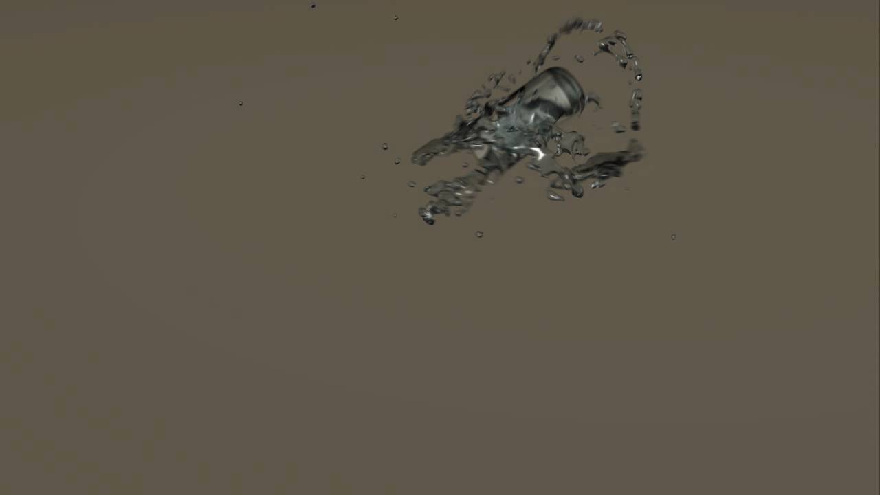 Water Splash Cinema 4D & Realflow - YouTube