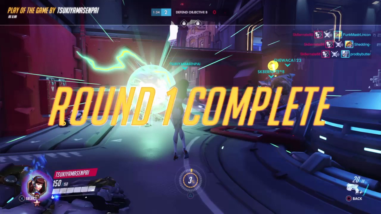 Overwatch D.va Potg quad in black screen - YouTube