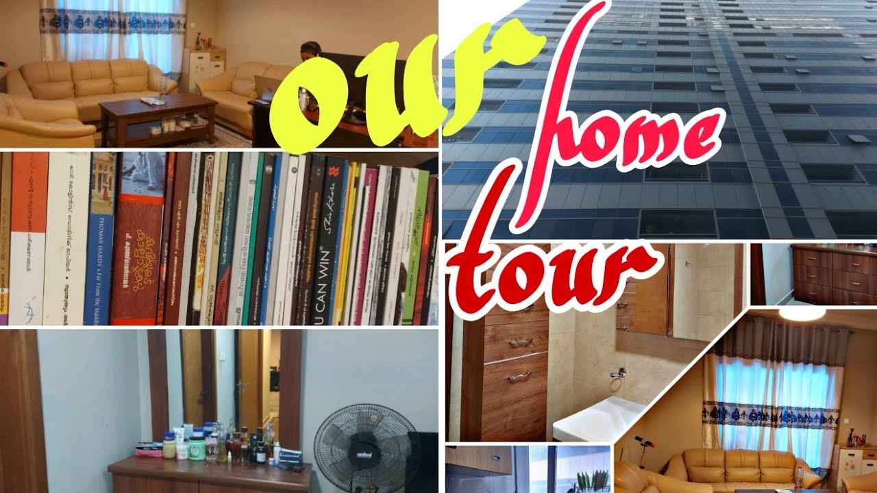 2bhk Rented BM TOWER flat in sharjah home tour |||Our Home Tour - YouTube