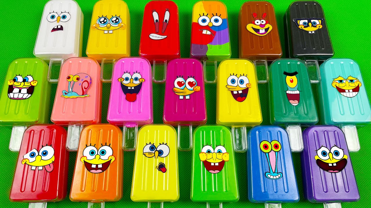 Spongebob Squarepants - Looking Super SLIME with Ice Cream and ...