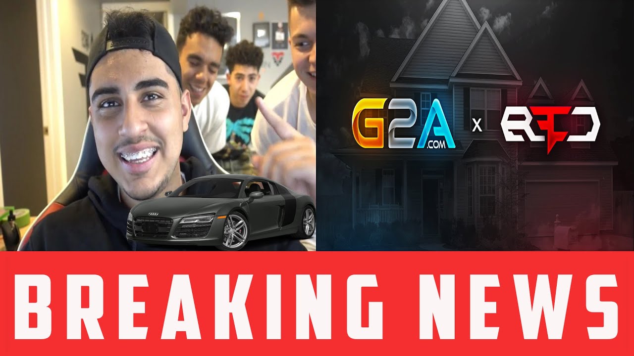 BREAKING NEWS: FaZe Rain new Car, RedReserve G2A House, Jewel joins RED ...
