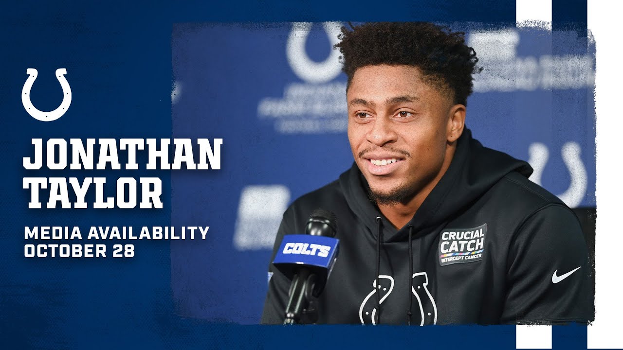 Jonathan Taylor Media Availability | October 28 - YouTube