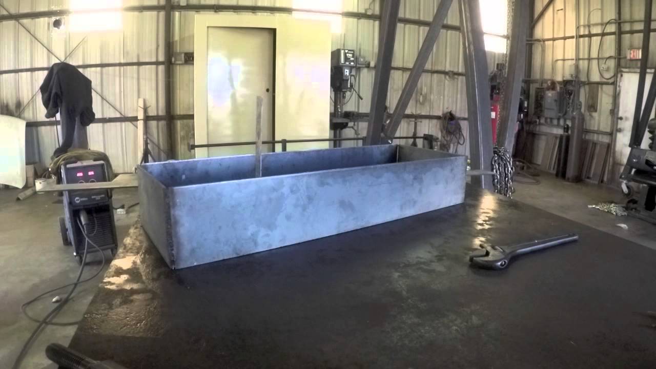 #13 Welding a Metal Fire Pit, Part 1 - YouTube