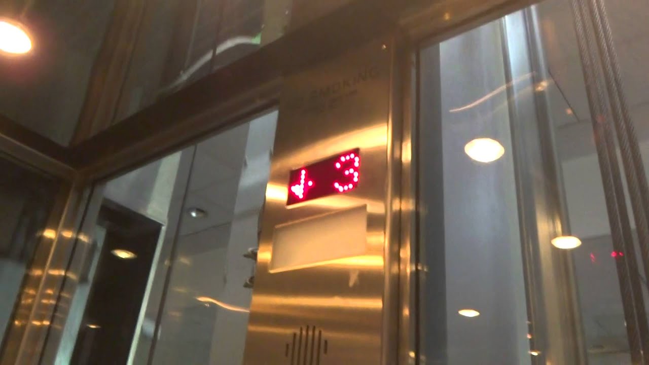 MEI roped-hydraulic glass Elevator - David L. Lawrence Convention ...