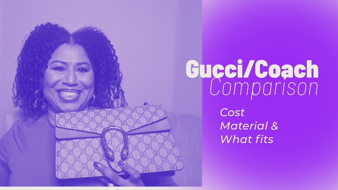 Coach Beat Bag| Gucci Dionysus Comparison #gucci #coach - YouTube