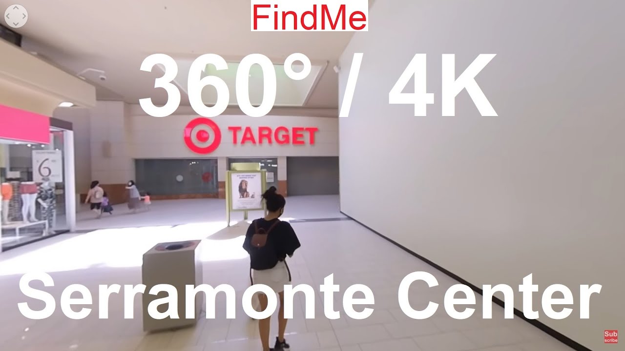 360 VR 4K Shopping Mall Walking Tour. Serramonte Center Daly City. 美國購物 ...