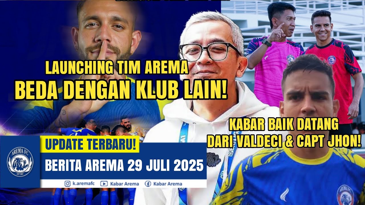 SIAP-SIAP!! Launching Tim Arema Beda dengan Klub Lain! Kondisi Terkini ...
