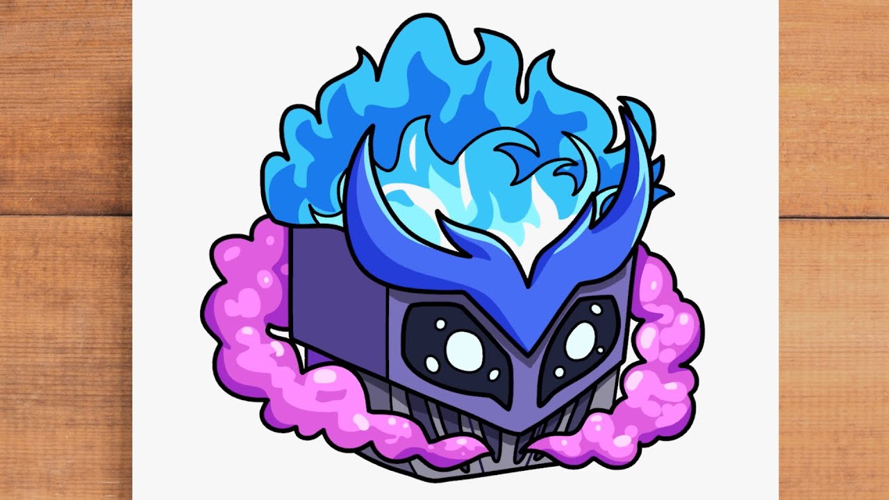 How to draw GAS fruit | BLOX FRUITS - YouTube