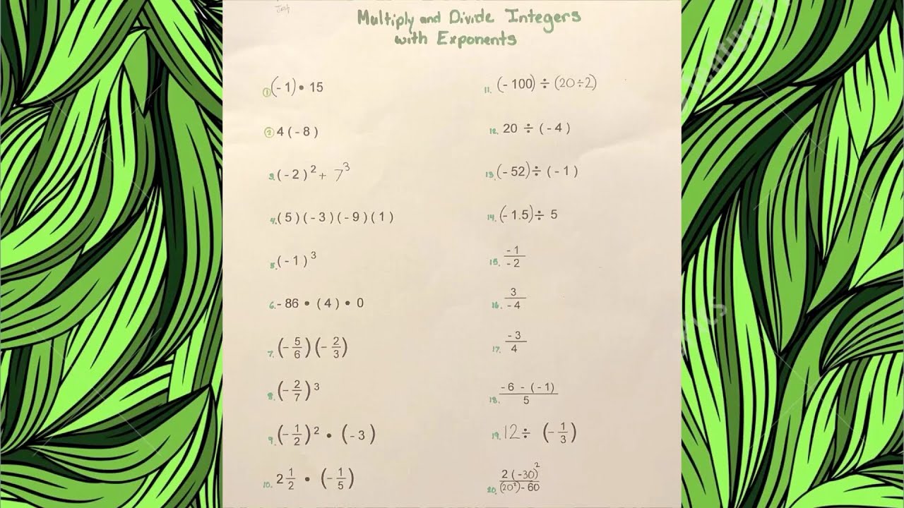 Multiply Divide Integers With Exponents YouTube multiply-divide-integers-with-exponents-youtube
