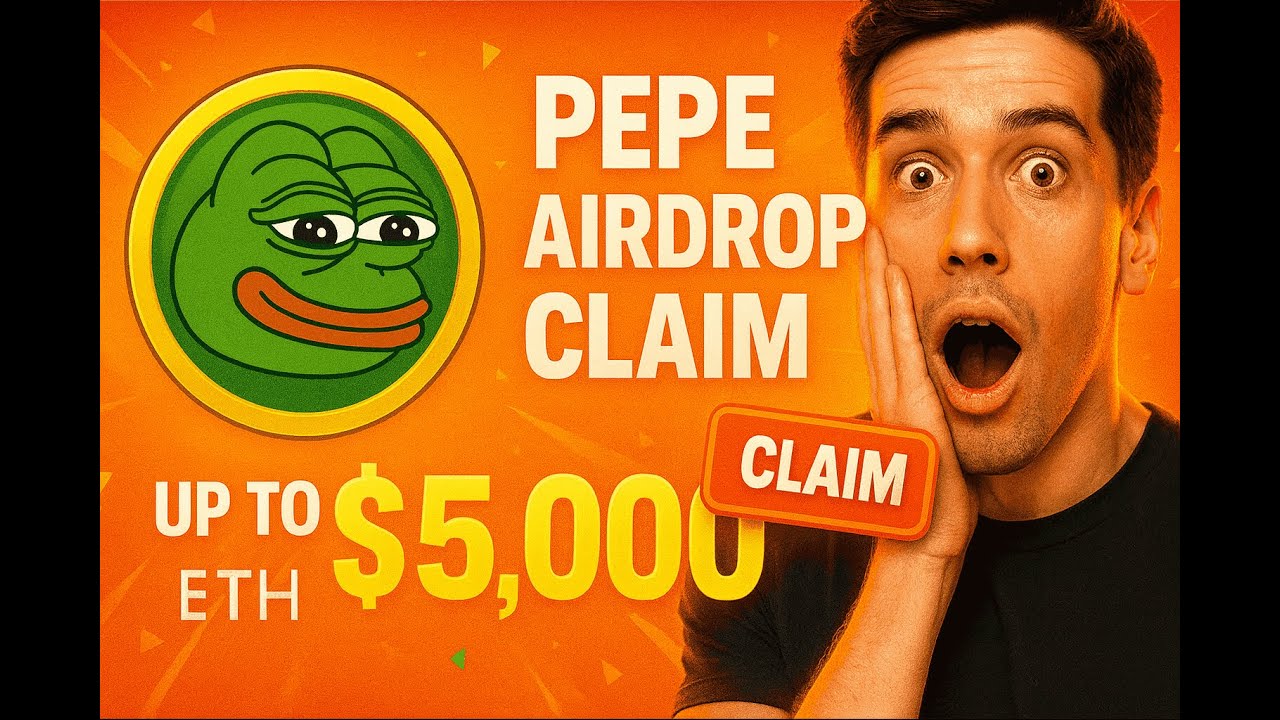 PEPE COIN AIRDROP 2025 🐸 | Claim FREE PEPE Tokens ($5,000 Pool) | Step ...