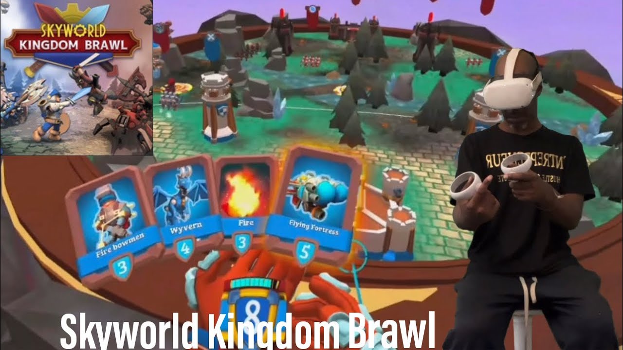 Skyworld Kingdom Brawl RPG Card Game Oculus Quest 2 Gameplay ...
