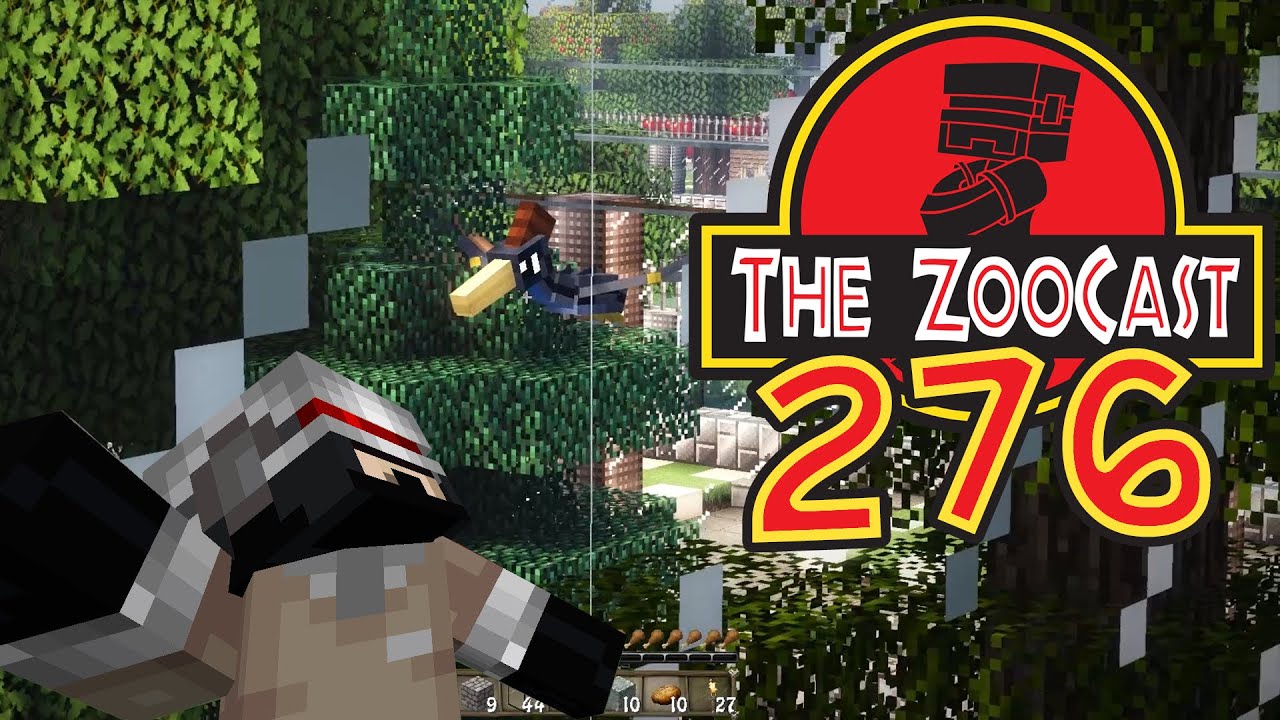 Minecraft Jurassic World (Jurassic Park) ZooCast - #276 A Fluix Crystal ...
