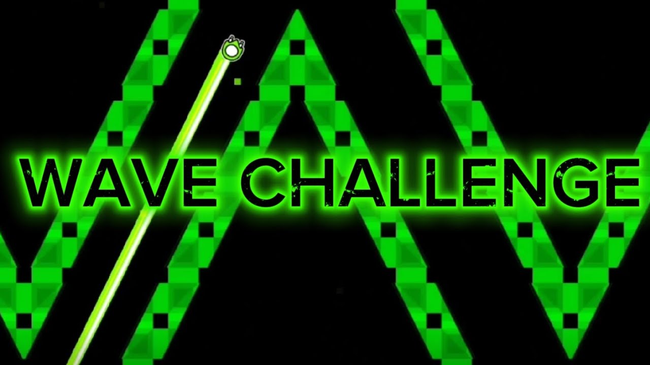 Geometry dash 'WAVE CHALLENGE' 해보기!! - YouTube