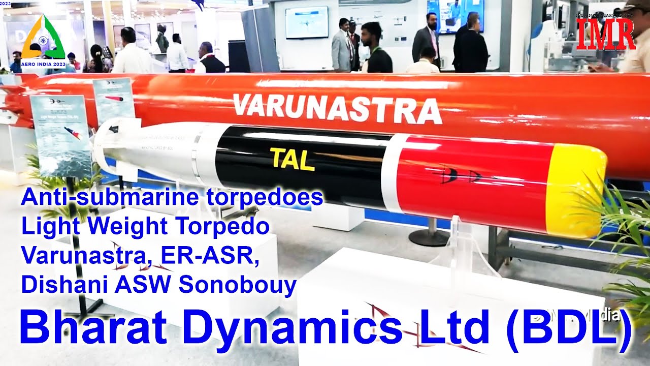Anti-Submarine Torpedoes by BDL at Aero India 2023 - YouTube