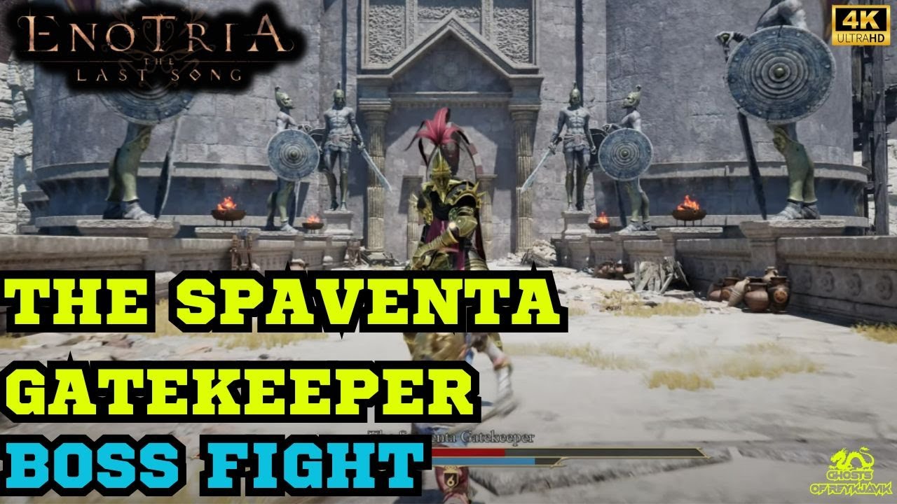 The Spaventa Gatekeeper - Boss Fight - Enotria The Last Song - YouTube