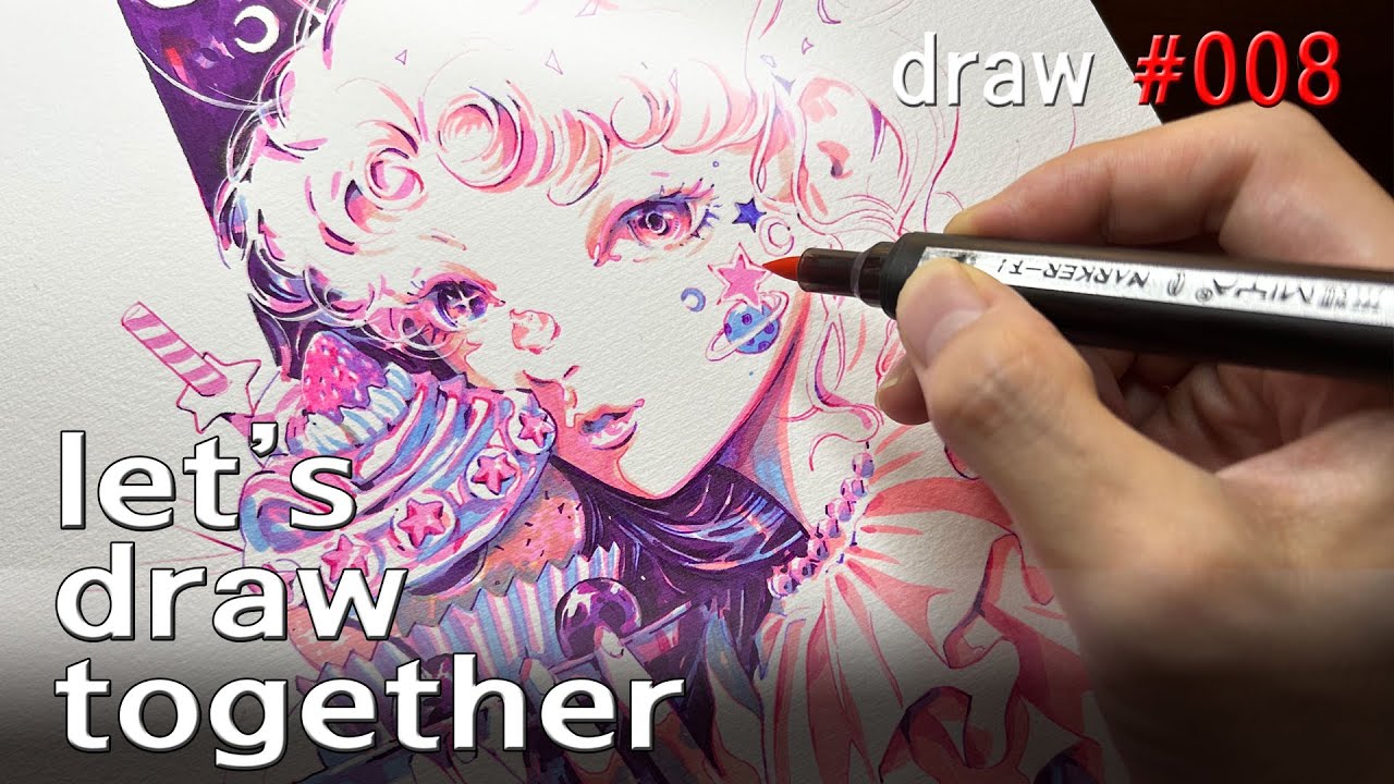 let's draw together #008 color maker painting - YouTube
