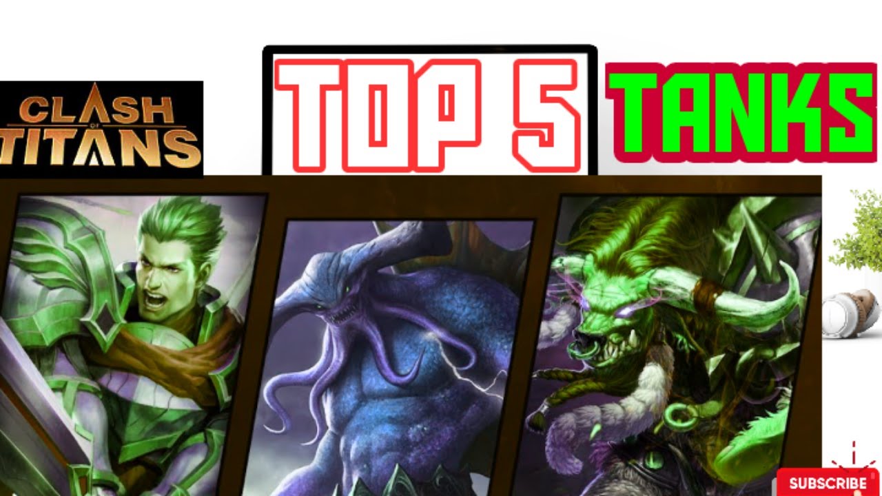 TOP 5 BEST TANK HEROES IN CLASH OF TITANS | AOV INDIA TOP 5 BEST TANK ...