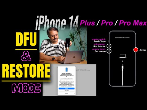 iPHONE Restore mode X to 17 Pro Max. DFU moda nasıl alınır? iPhone restore moda alma.