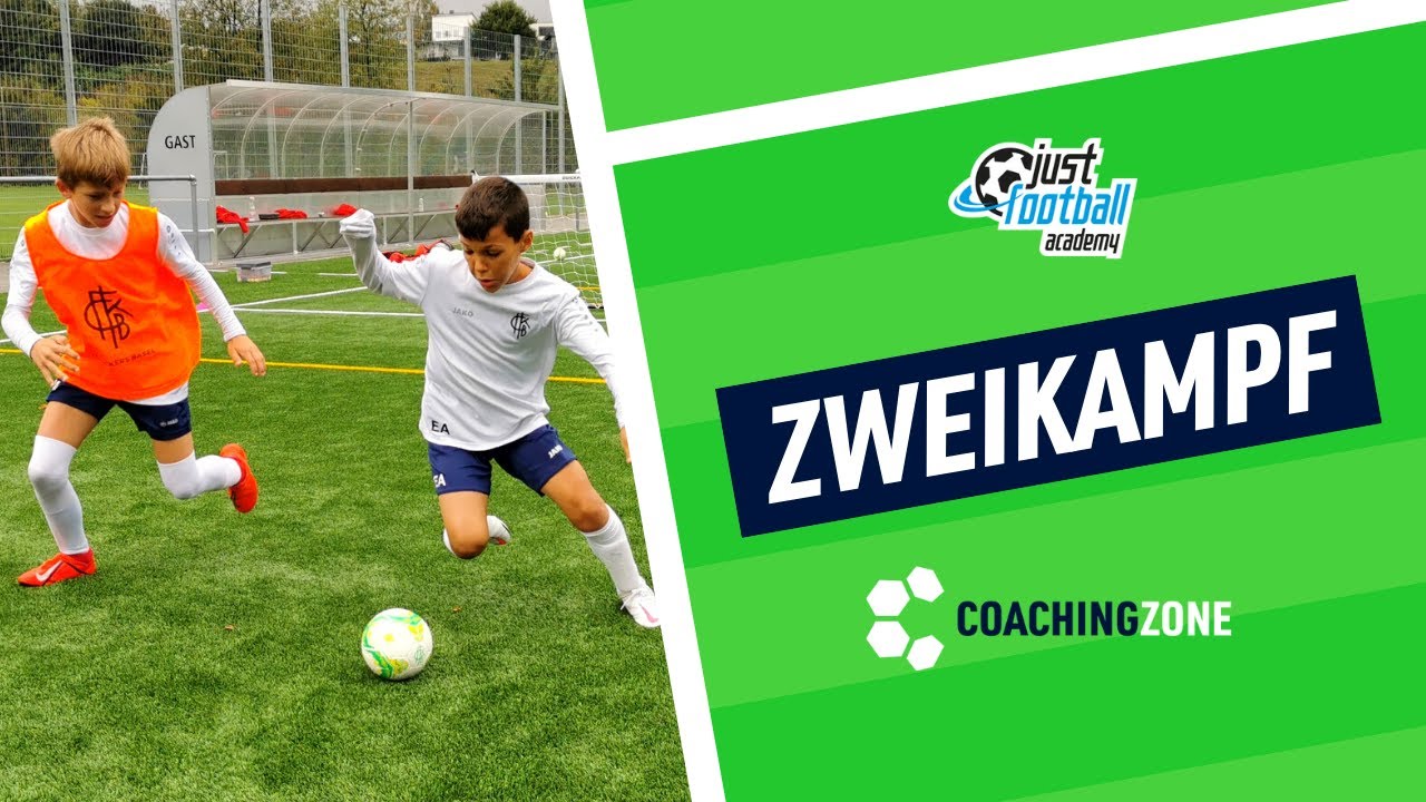 Fussballtraining: Vom doppelten 1 gegen 1 zum 2 gegen 2 - YouTube
