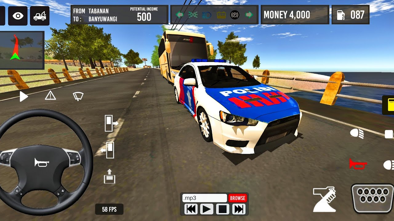 IDBS Polisi | Mitsubishi Lancer EVO Police Car | Driving Gameplay - YouTube