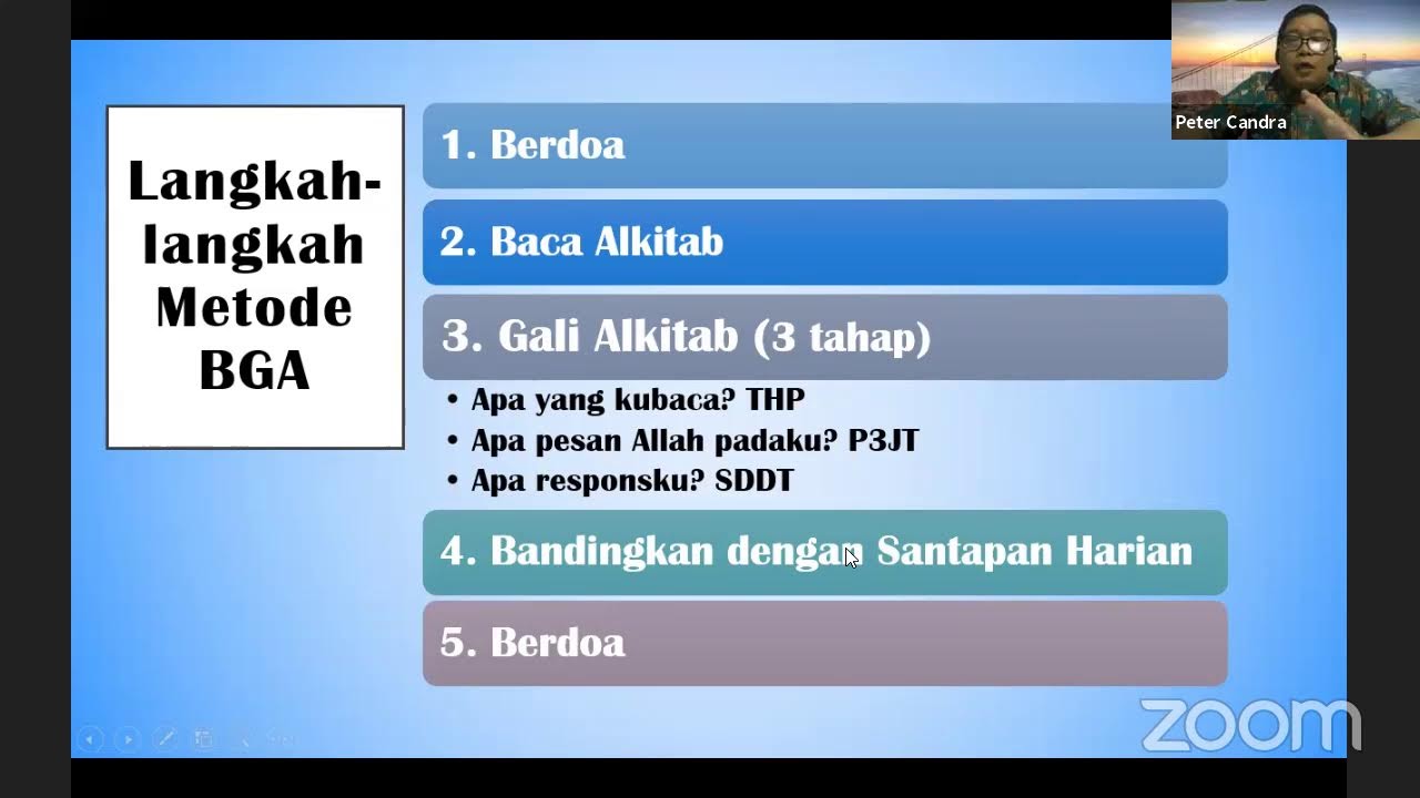 BACA GALI ALKITAB (BGA) Oleh: Pdt. Peter Chandra - YouTube