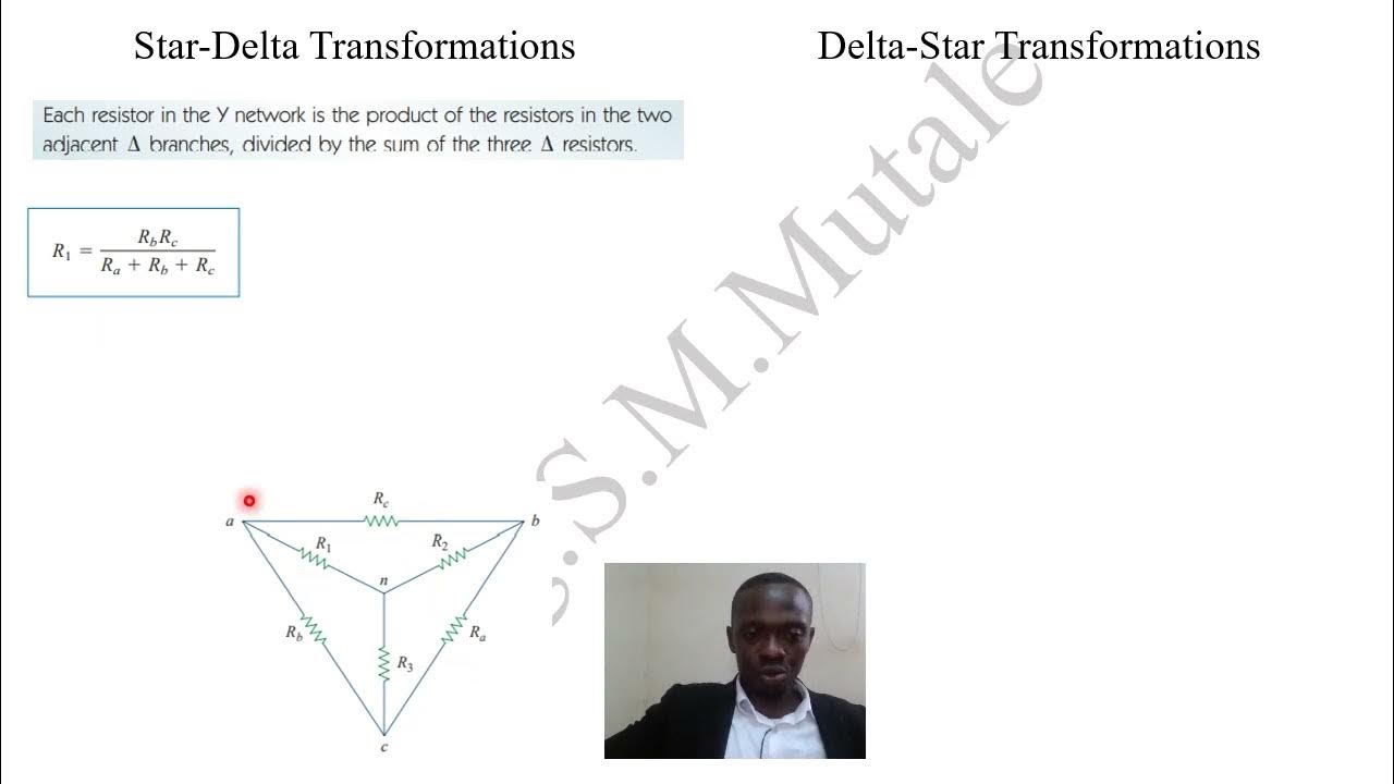Star delta transformation - YouTube