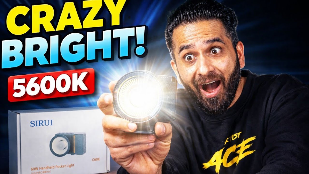 Is this the Best Travel Light | Sirui c60x video light review | Born ...