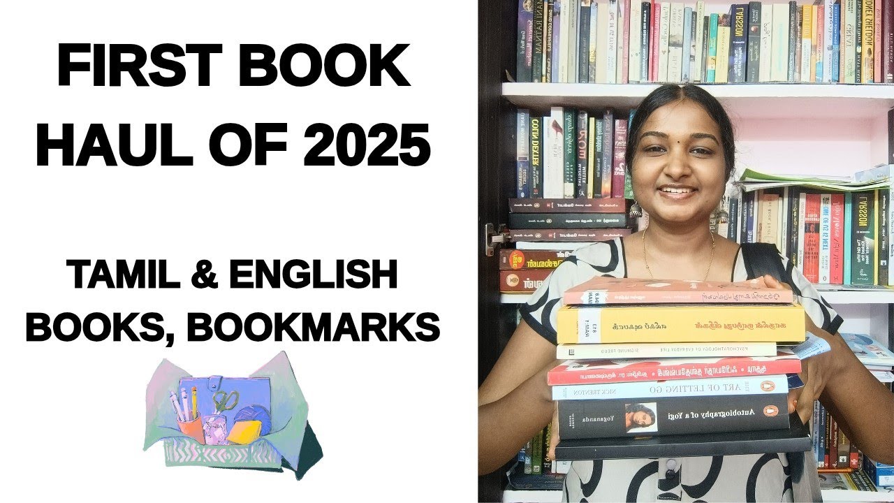 2025’s First Book Haul 📚 | Tamil Books, English Novels & Cute Bookmarks ...