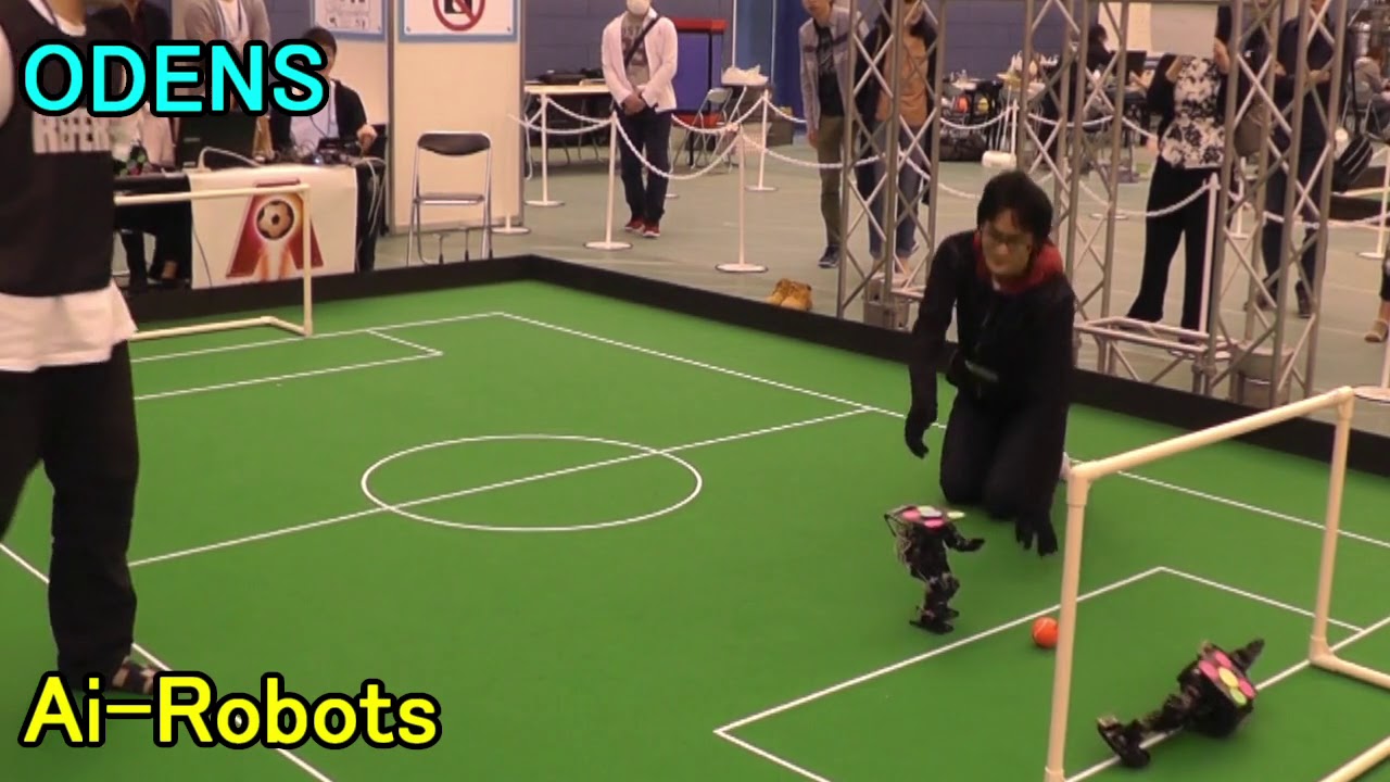 Digest of Team ODENS in SSL Humanoid, RoboCup Japan Open 2018 - YouTube
