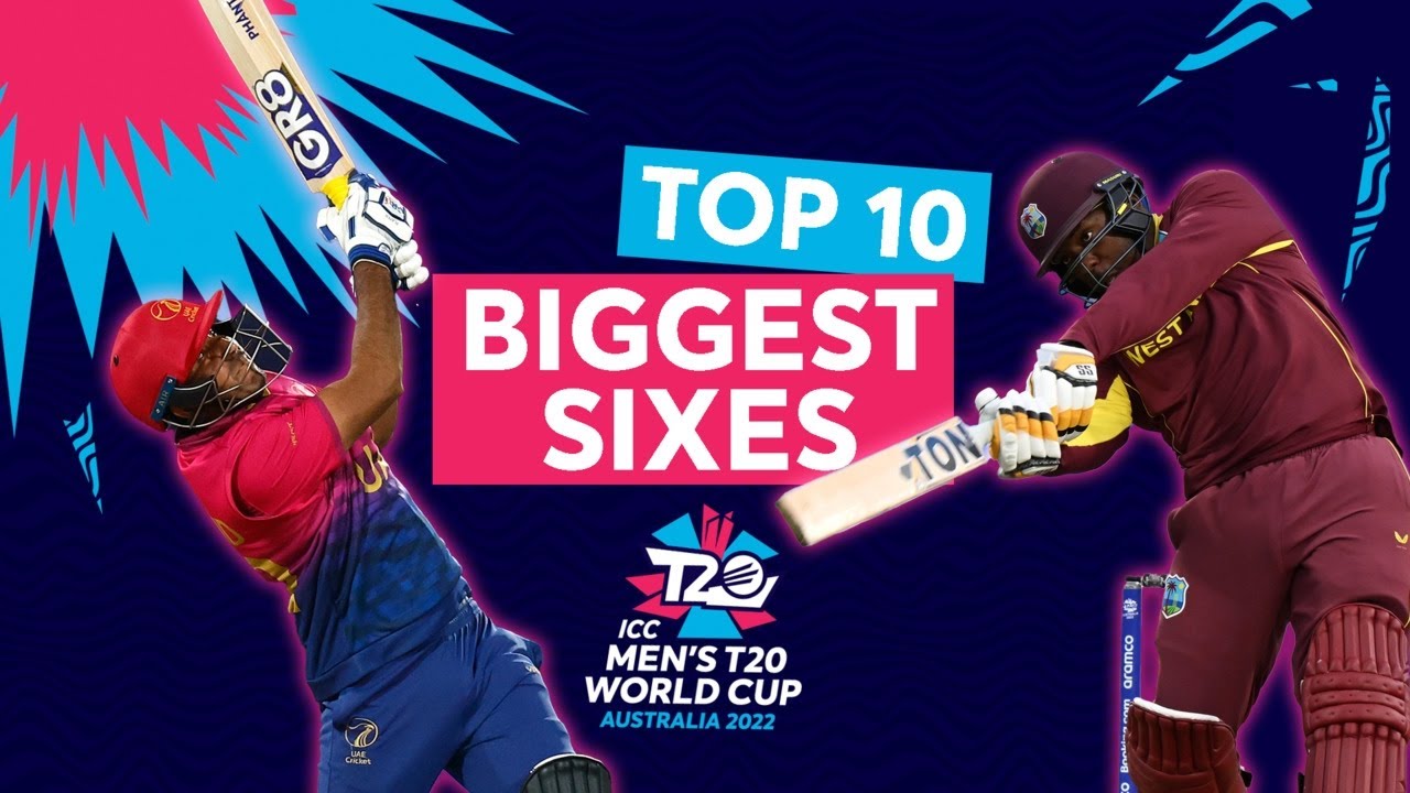 Biggest sixes at the ICC Men's T20 World Cup 2022 | T20 World Cup ...