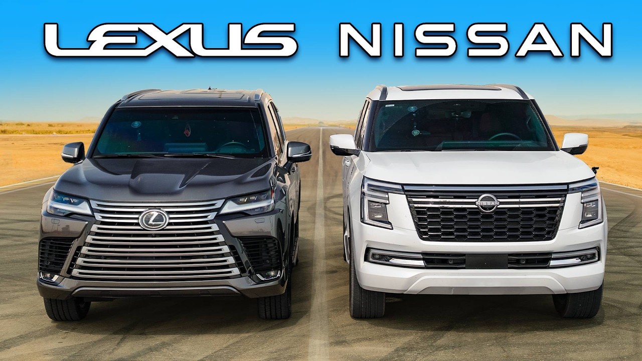 Nueva Nissan Patrol vs Nueva Lexus LX: ¡ARRANCONES! - YouTube