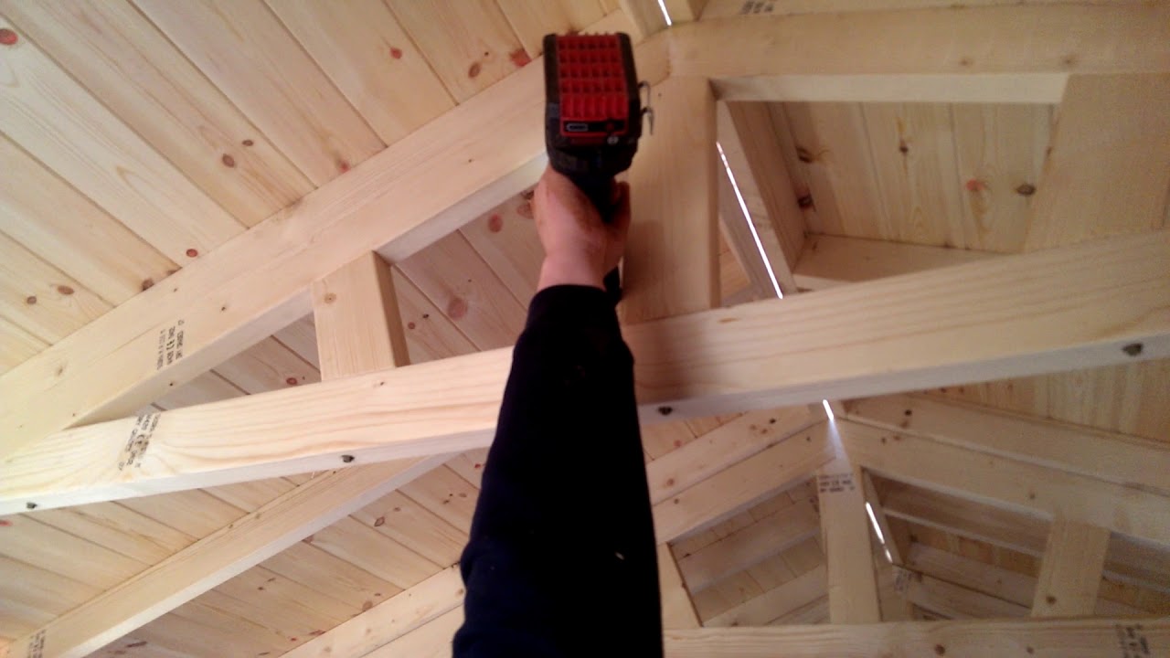 Timber Workshop or Garage Assembly Tutorial. - YouTube