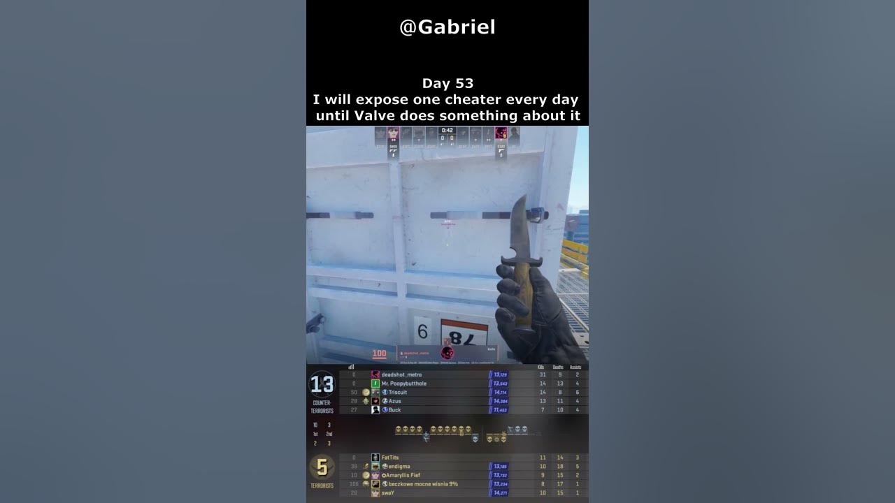 Uploading CS2 Cheater demo until Valve does something [Day53] "deadshot_metro" - YouTube