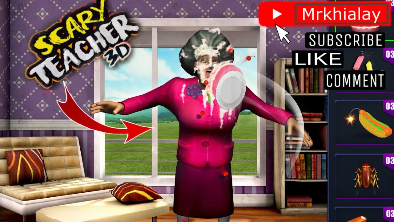 Scary teacher 3d video gameplay part 1 - YouTube