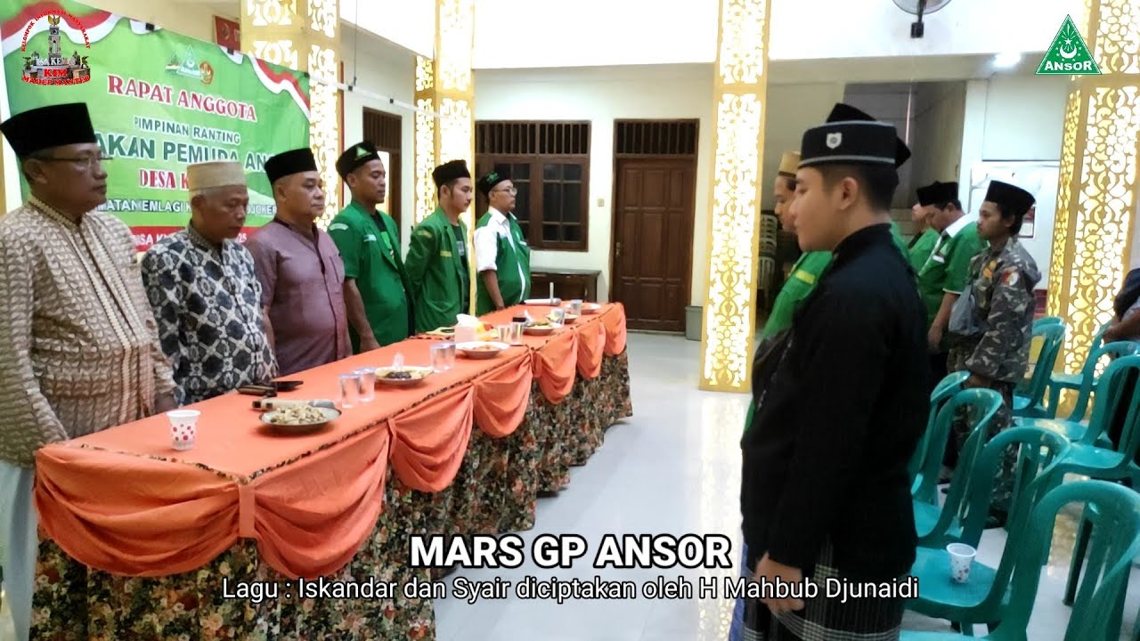 Mars GP Ansor Lagu: Iskandar dan Syair diciptakan oleh H Mahbub ...