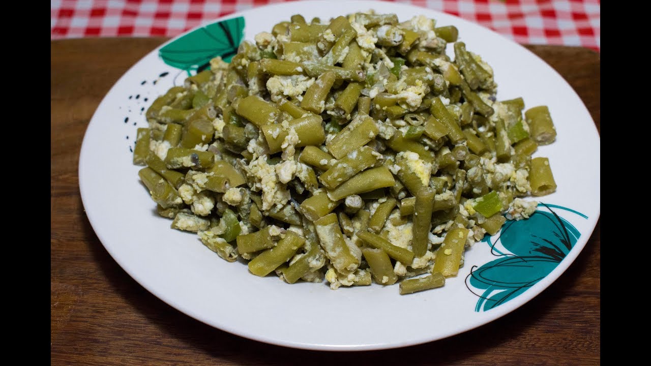 Como hacer Ejotes con Huevos (paso a paso) - YouTube