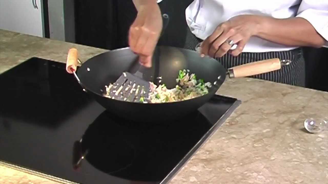 FRIED RICE WITH TUNA, ASPARAGUS AND CRAB ROE #042 - YouTube