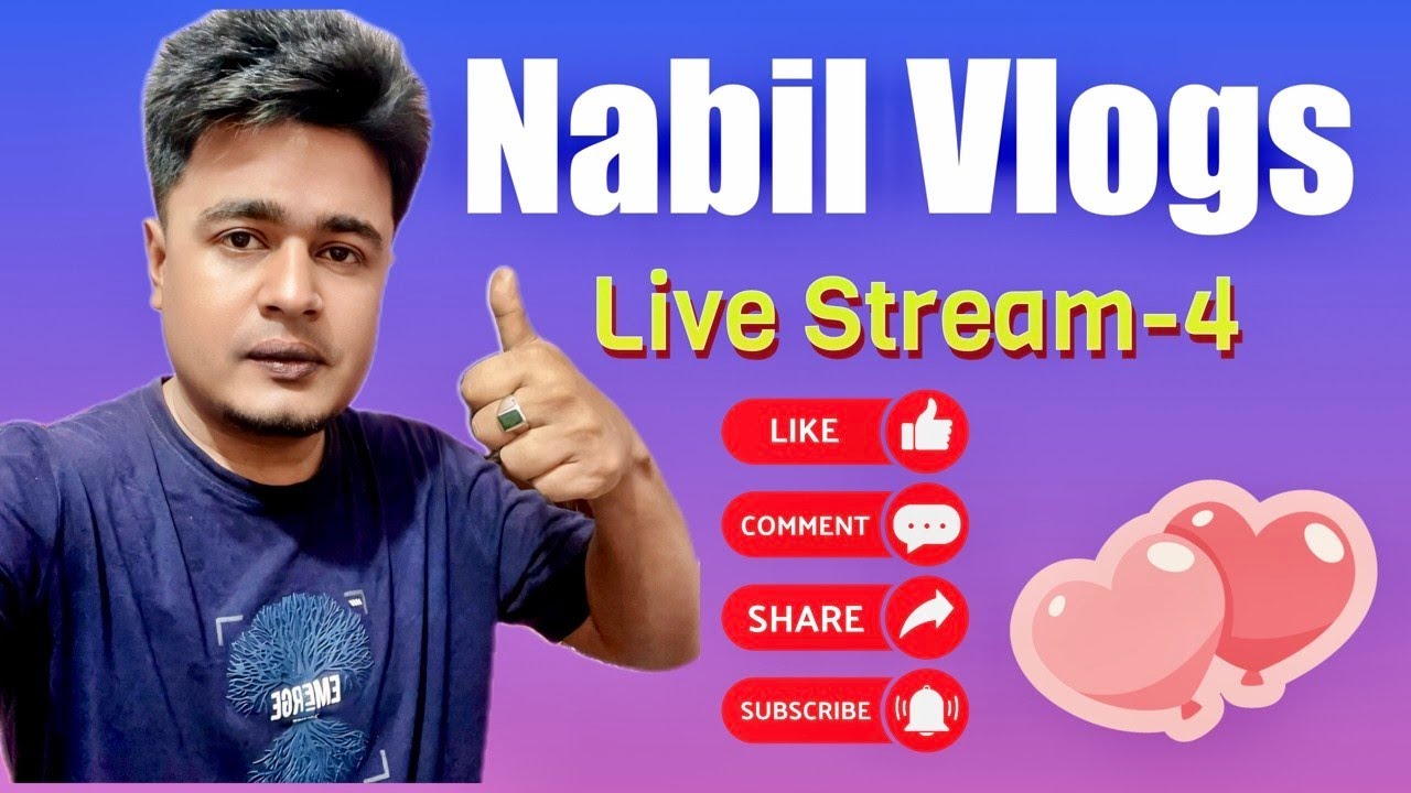 Nabil Vlogs Live Stream-4 - YouTube