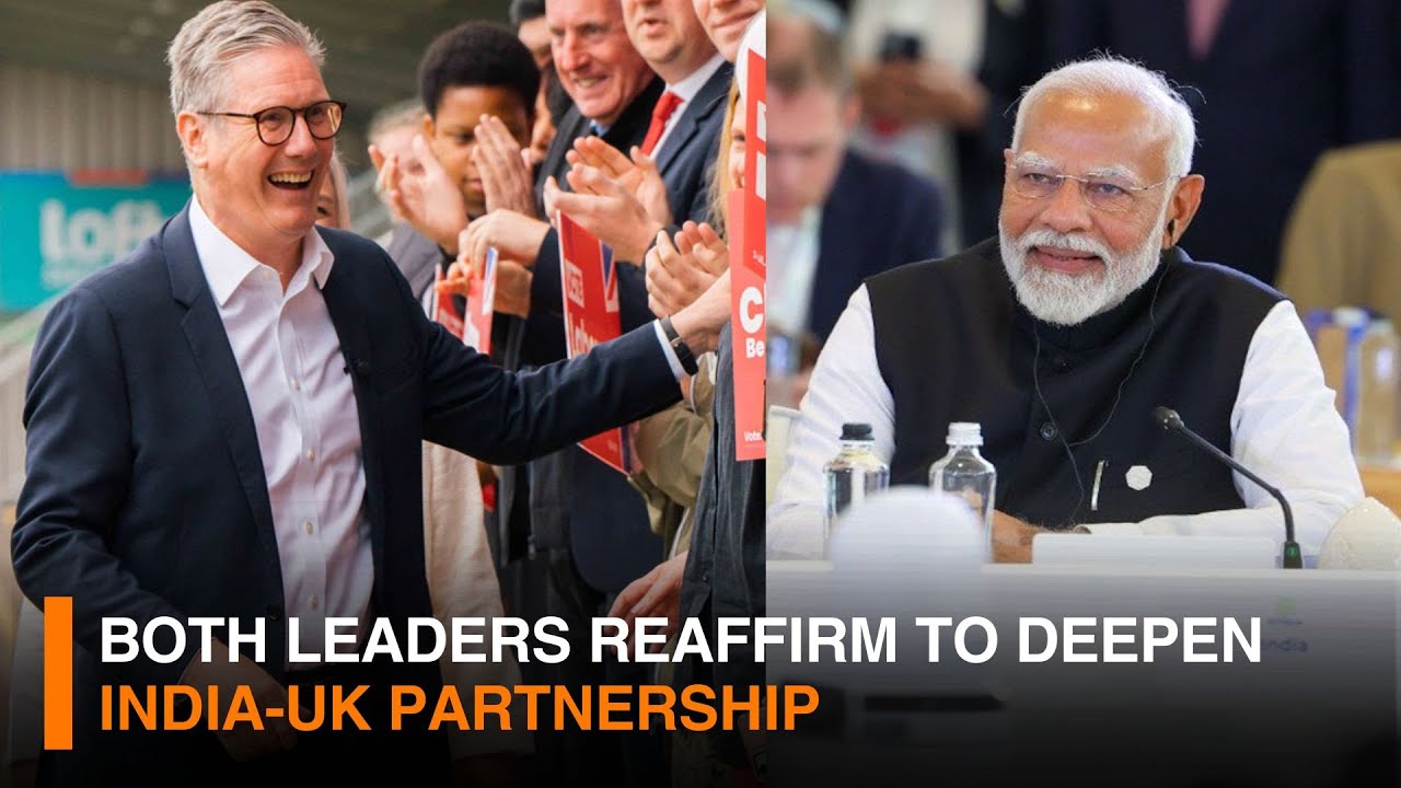 Both leaders reaffirm to deepen India-UK Partnership | DD India - YouTube