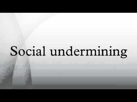 Social undermining - YouTube