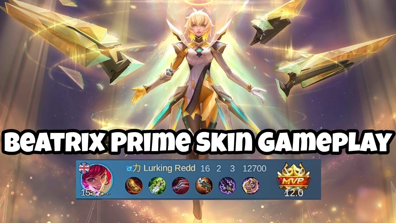 Beatrix Prime Skin Gameplay - YouTube