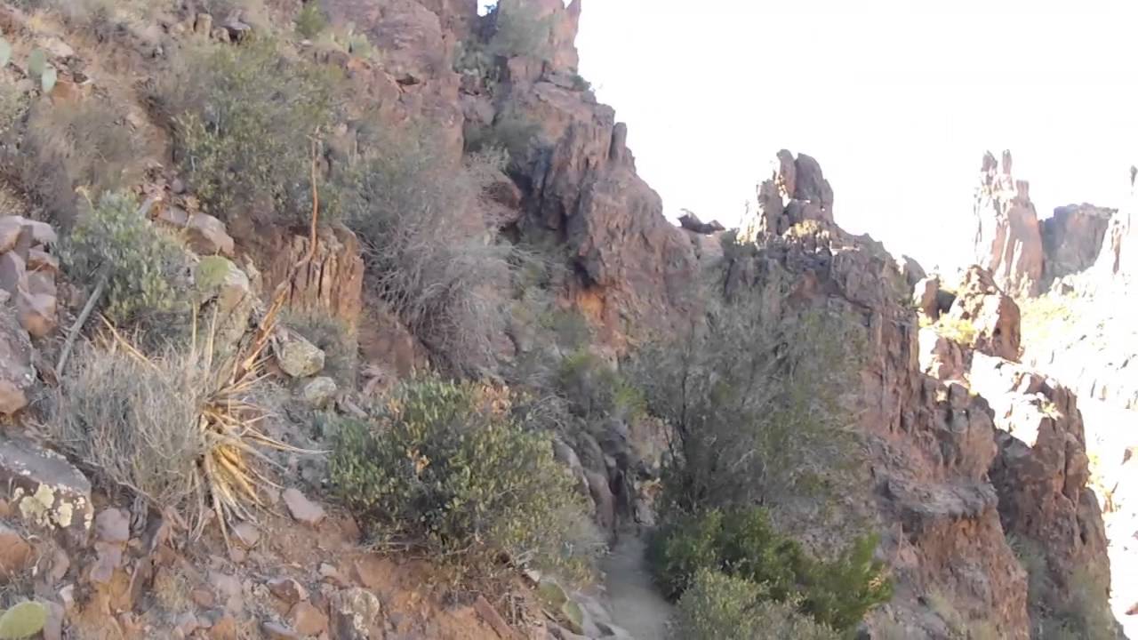 GoPro Flat Iron hike Superstion Mountain Arizona (lost dutchman park ...
