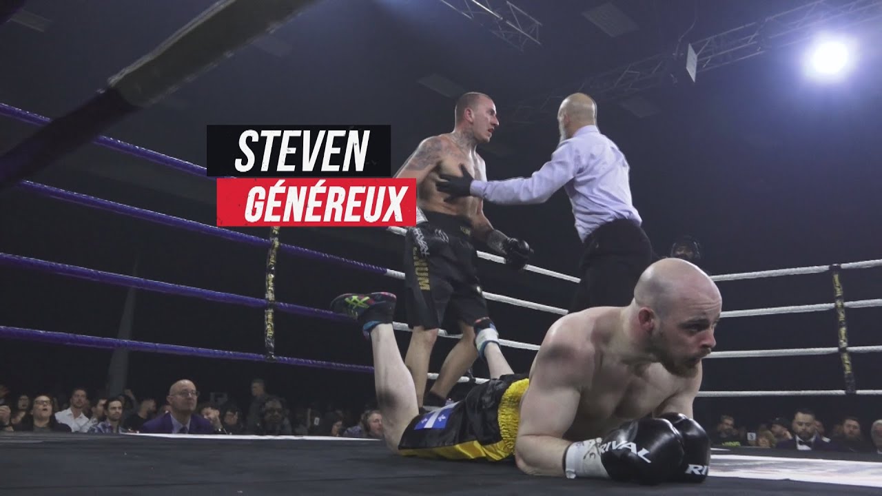 Steven Généreux , débuts en boxe pro, highlights et entrevue - YouTube
