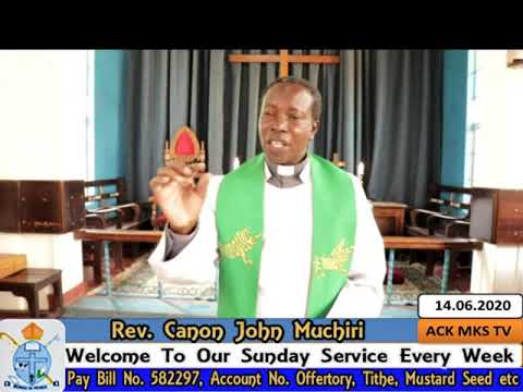 SUNDAY SERVICE SERMON/REV. CANON JOHN MUCHIRI - YouTube
