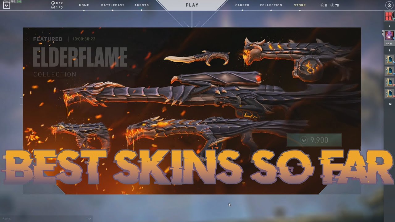 THE NEW ELDERFLAME SKIN COLLECTION IS NICE-VALORANT - YouTube