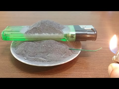 EXPERIMENT Gun Powder vs Big Lighter [200 grams]