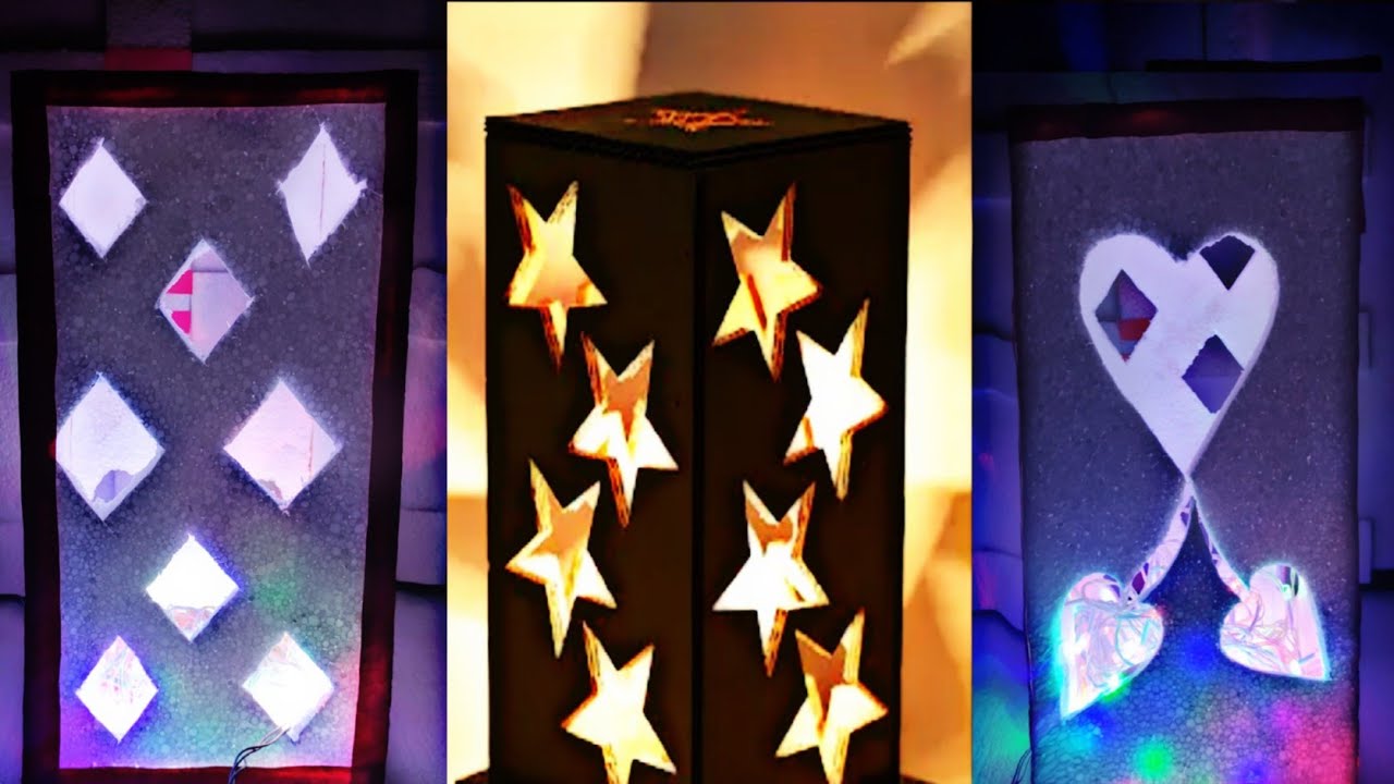 ATTRACTIVE LAMP FROM WASTED STYROFOAM | RECYCLING STYFORM, DON'T WASTE ...