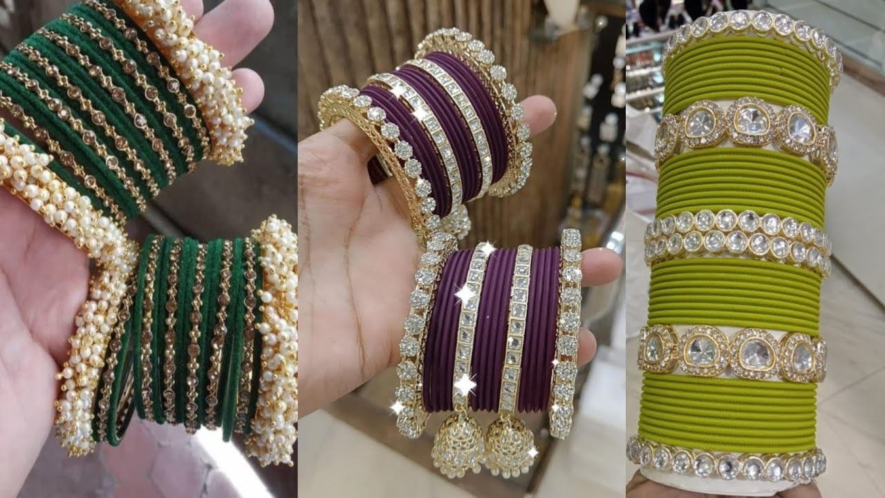 Bangals set// Beautifull bangals combination ideas #trendswithmonika # ...